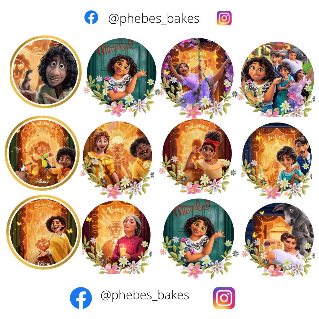 Encanto Cupcake Toppers Etsy