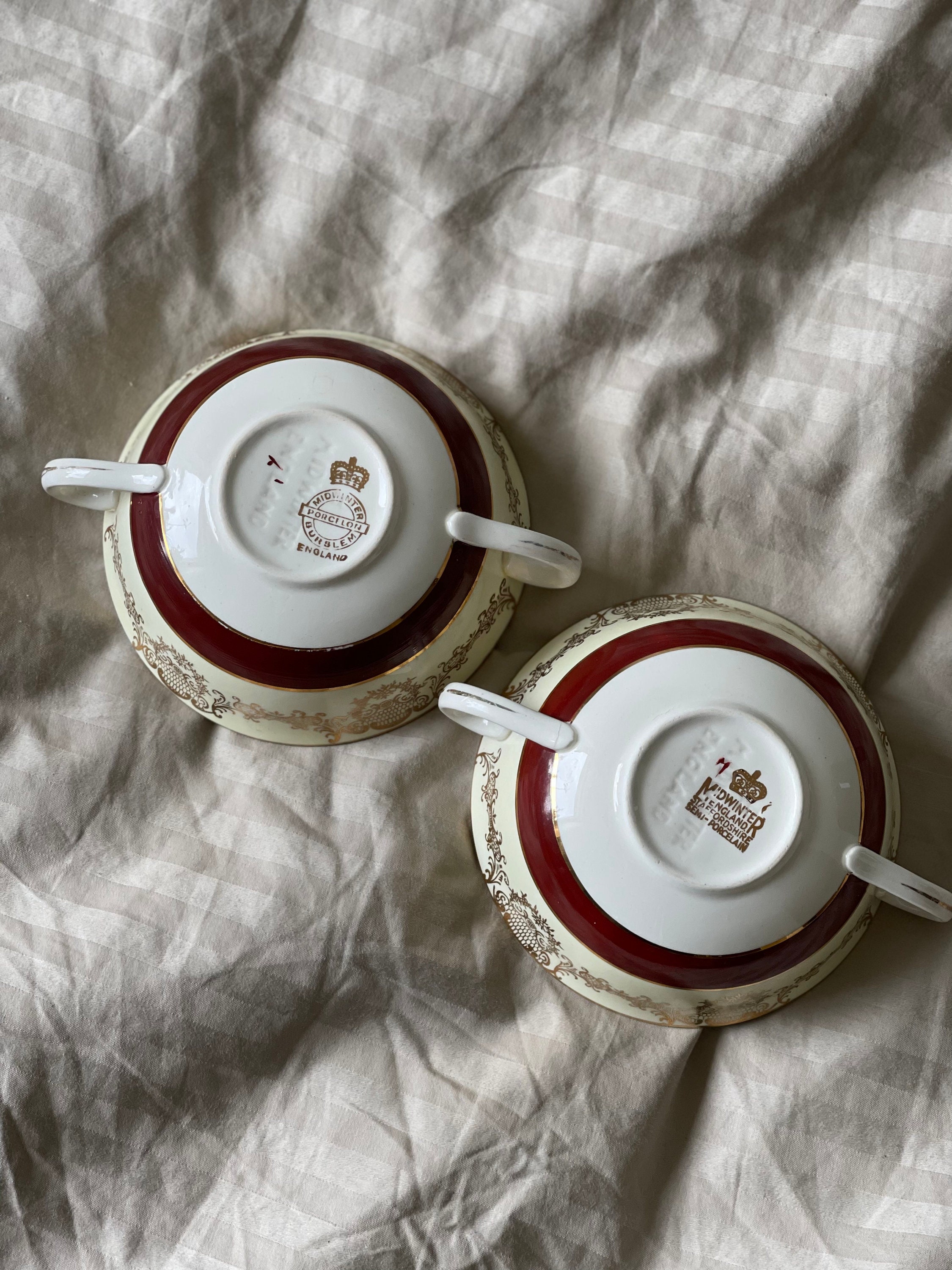 Antique Midwinter England Staffordshire Semi-porcelain - Etsy