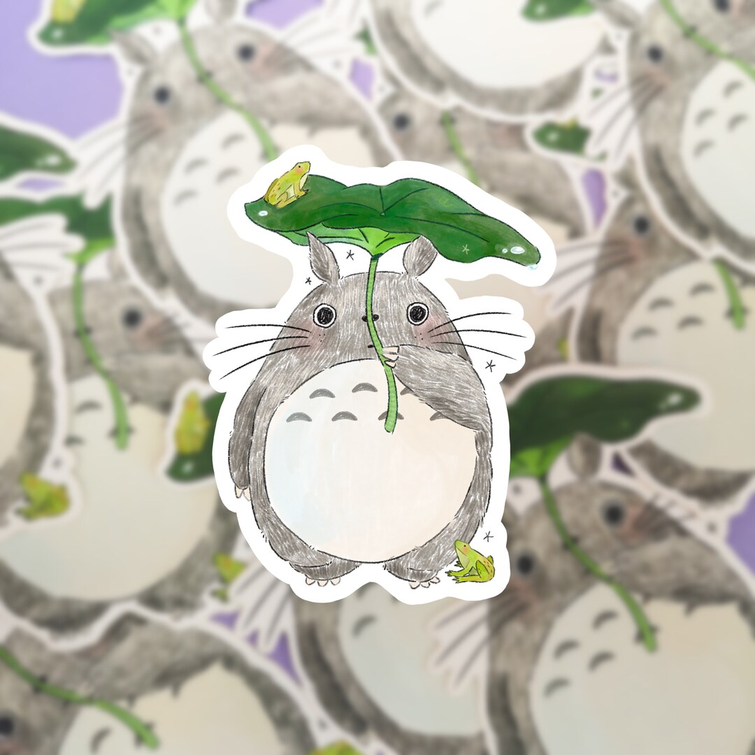 Totoro and Friends Sticker - Etsy