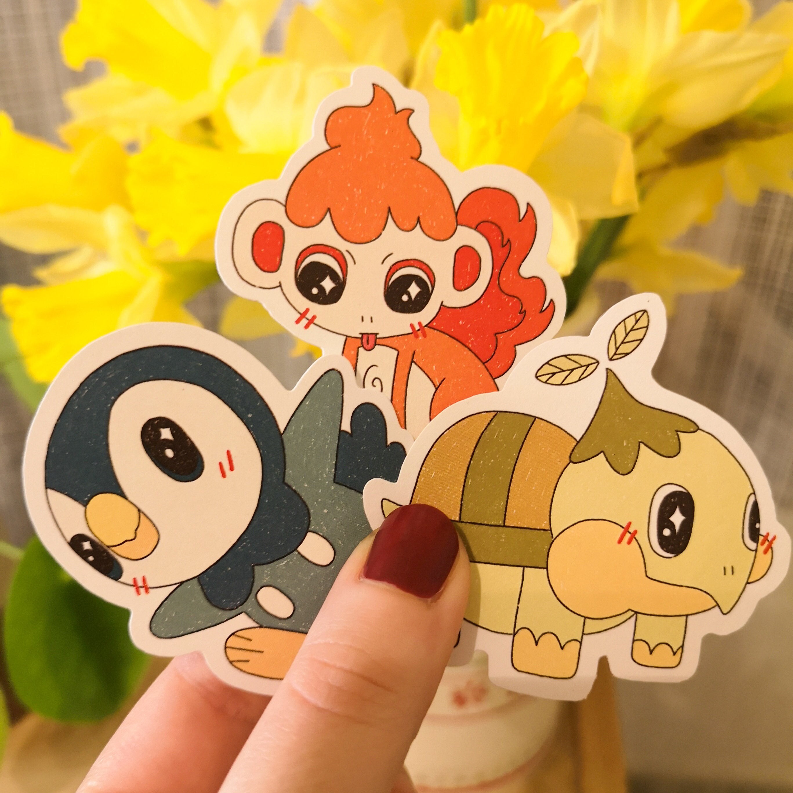 Pokemon Starters Sticker Pack - Etsy