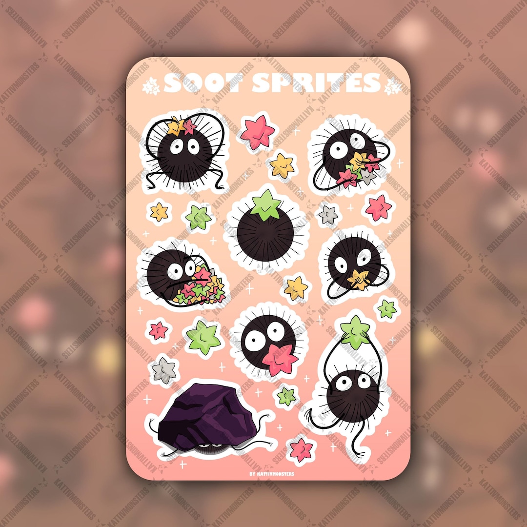 Sprites Vinyl Sticker Sheet - Etsy