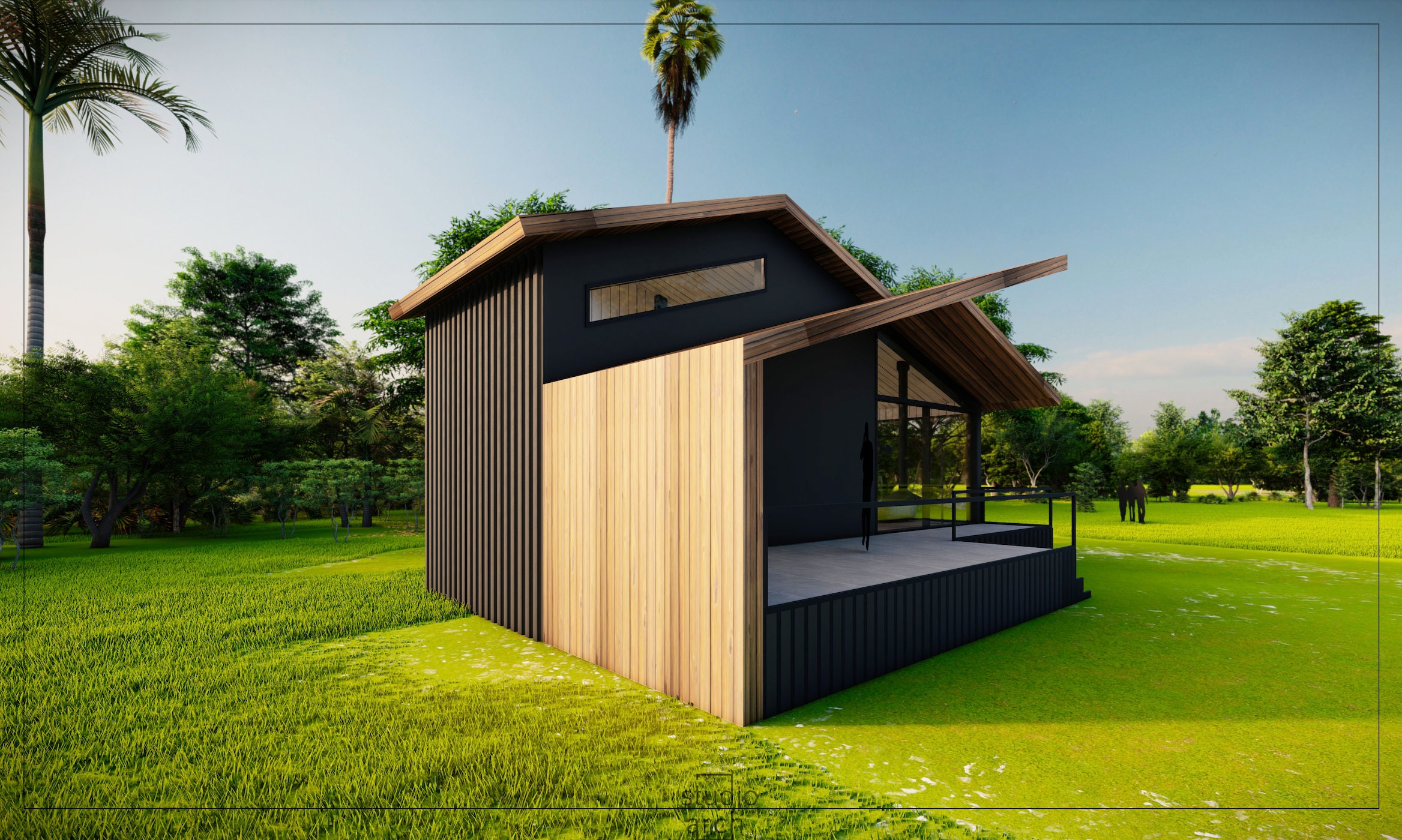 TINY House Plan With AUTOCAD and SKETCHUP Files - Etsy