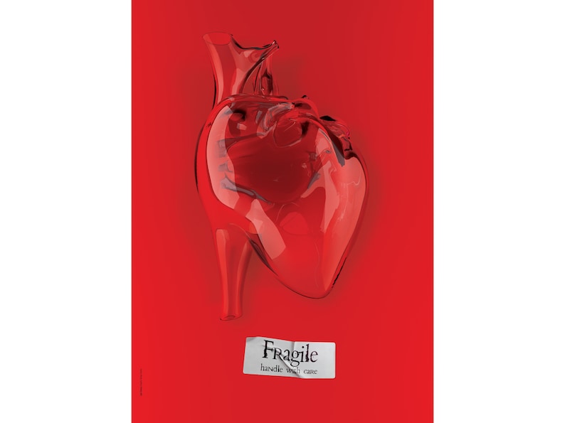 Printed Posters - "fragile", Designed by Igal Gabay - Etsy