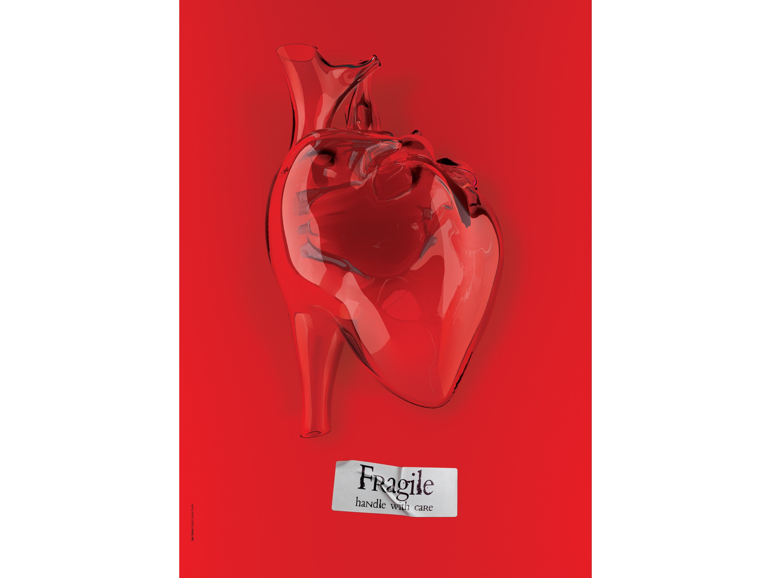 Printed Posters - "fragile", Designed by Igal Gabay - Etsy