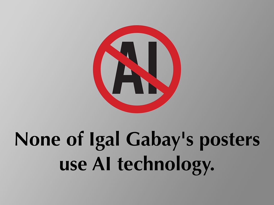 Printed Posters - "love", Unframed Poster, Designed by Igal Gabay - Etsy