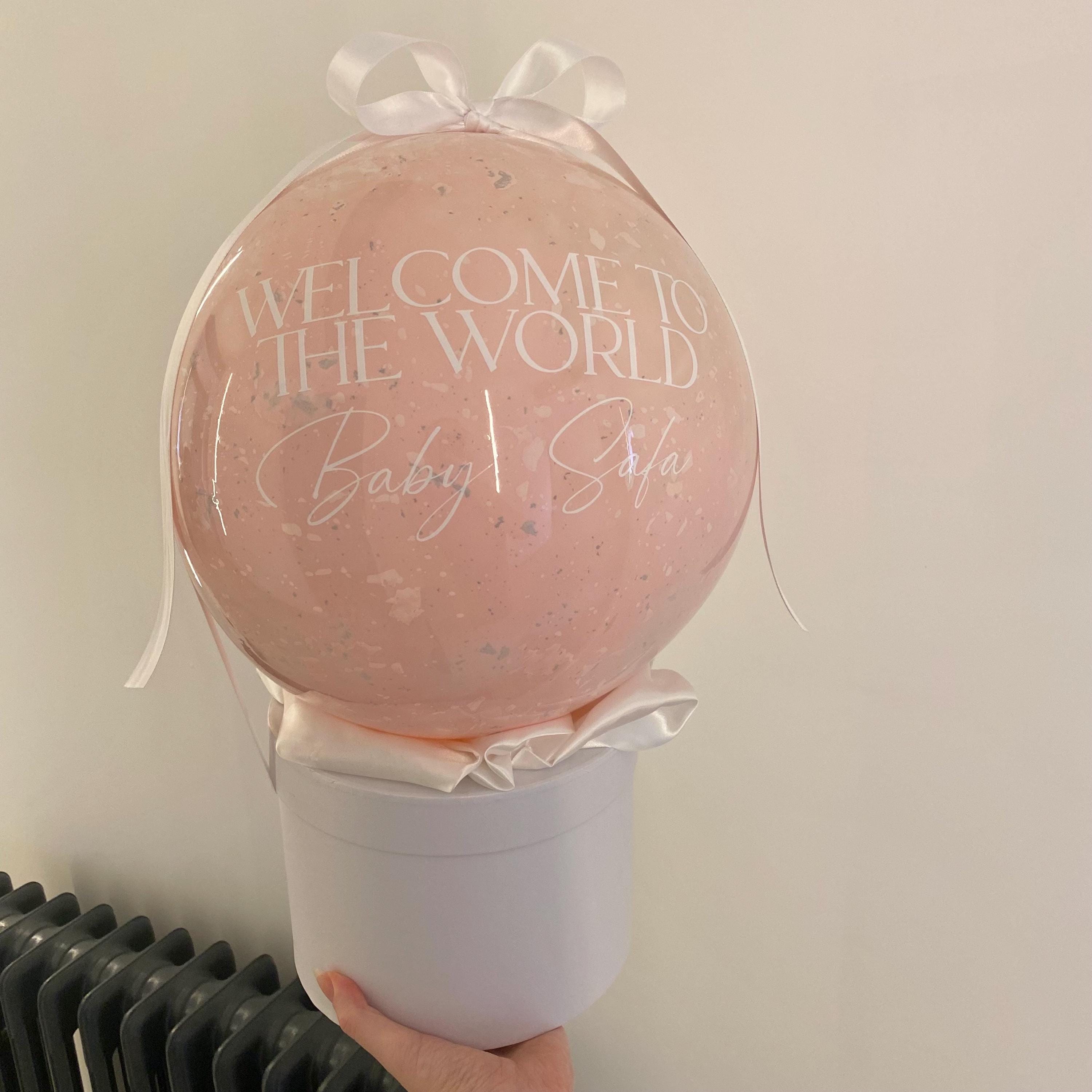 Personalised Marble Effect Bobo Balloon Gift Box. Gift for Any Occasion ...