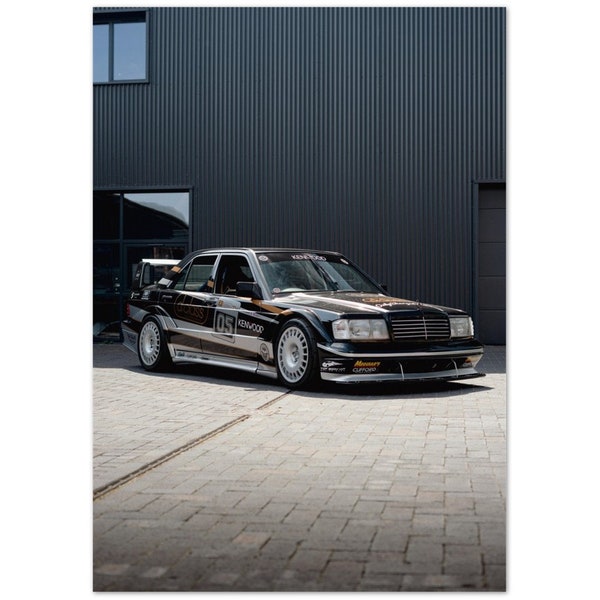 Mercedes 190e Poster - Etsy