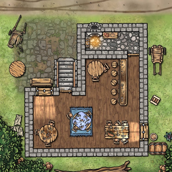 Tavern Map - Etsy