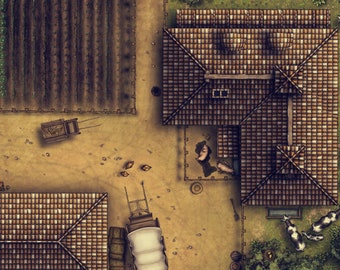 Tavern Battle-map Night and Day for Home-brewed Campaigns - Etsy