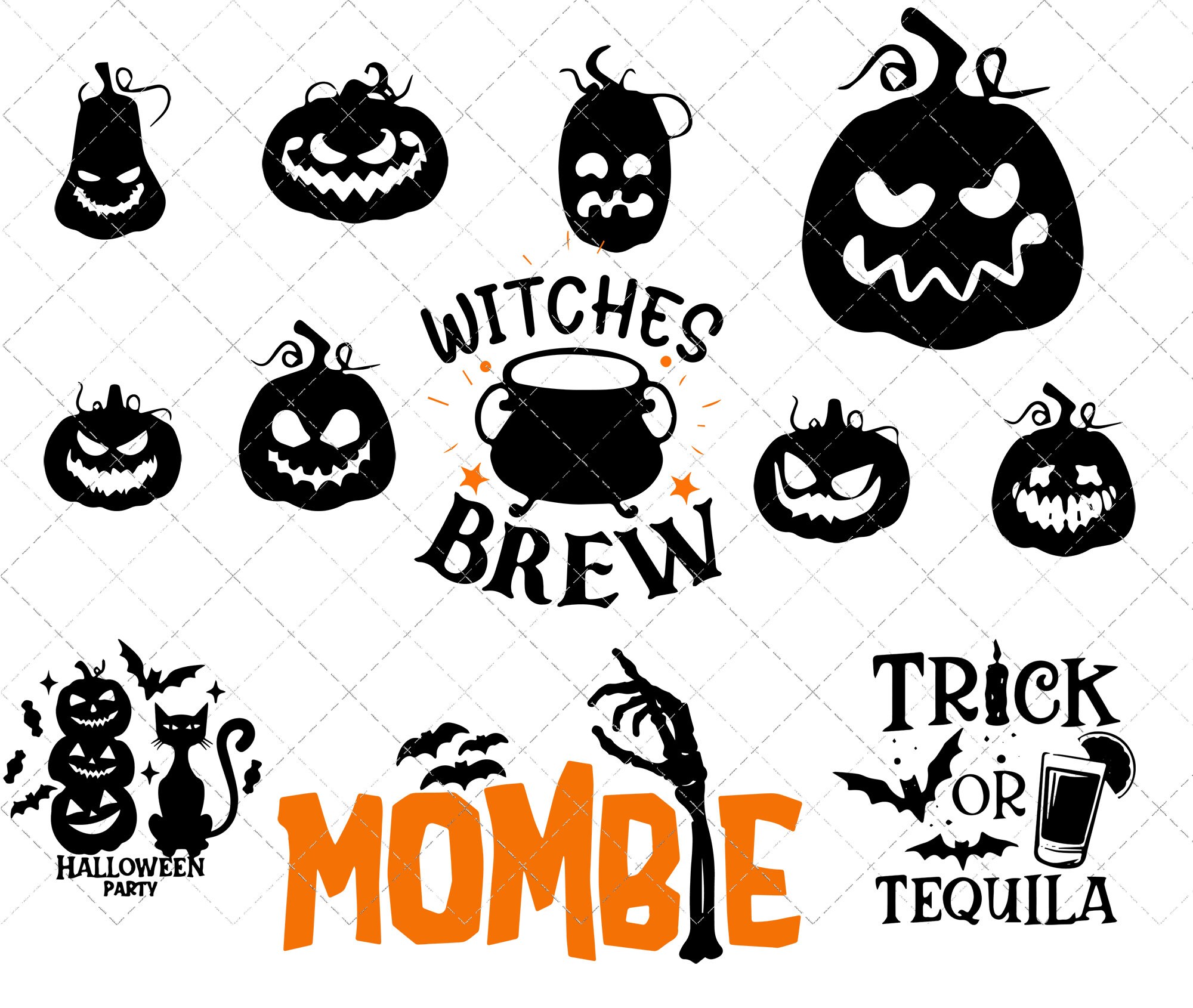 30 HALLOWEEN Spooky SVG and Png Bundle Halloween Svg Files - Etsy