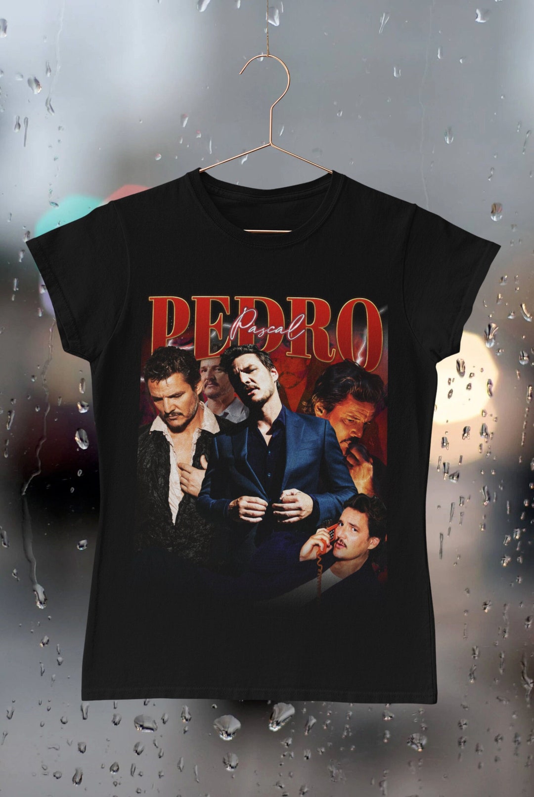 Bootleg Vintage Inspired Pedro Pascal in 90's/y2k Style T-shirt, Pedro ...