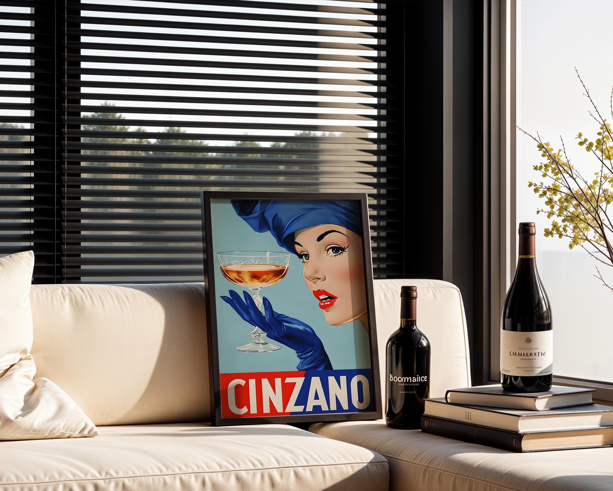 Cinzano Alcohol Poster | Italian Wall Art | Vintage Wine & Prosecco ...