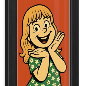 Custom Cartoon Portrait of Your Child | Vintage Comic Style Kids ...