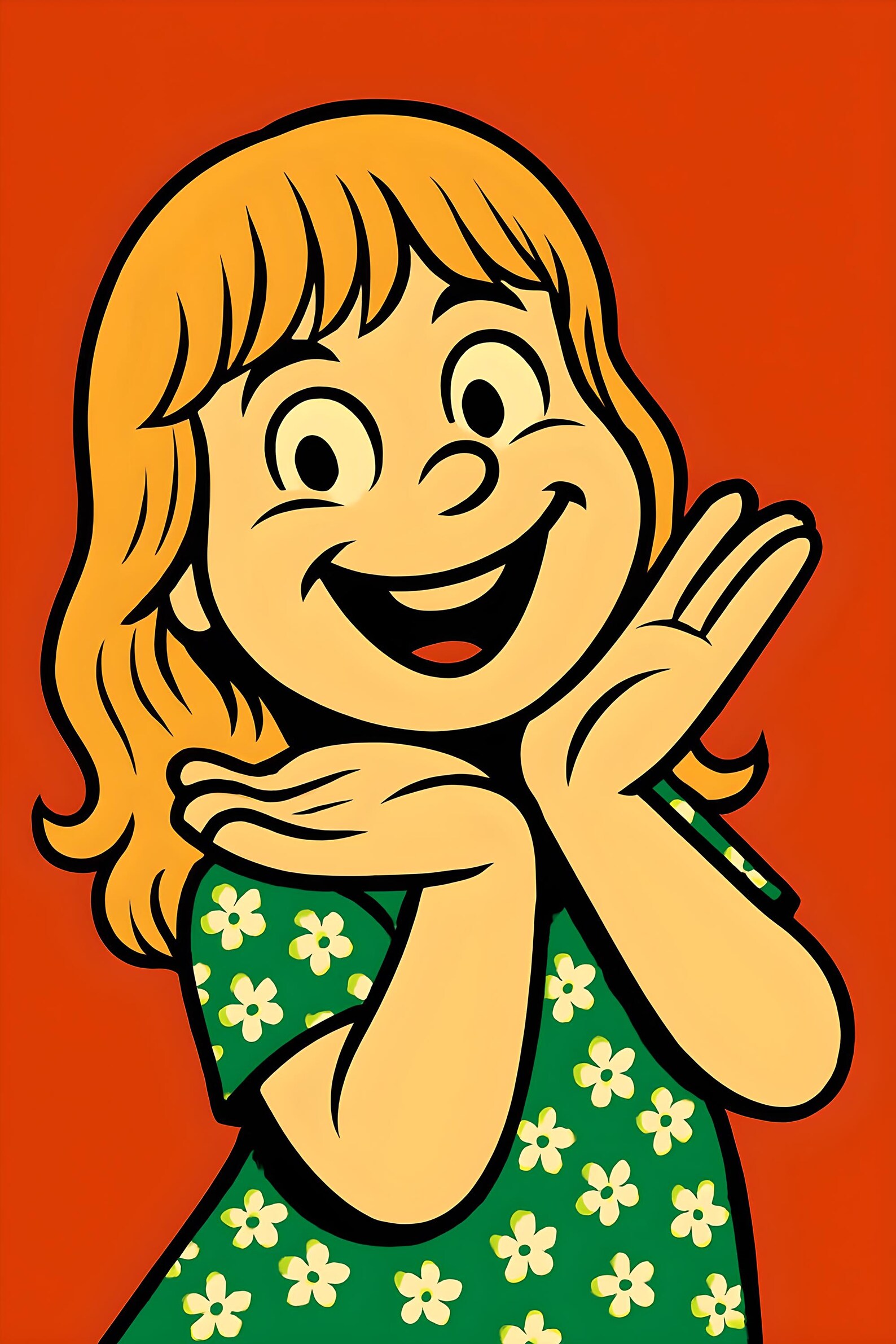 Custom Cartoon Portrait of Your Child | Vintage Comic Style Kids ...
