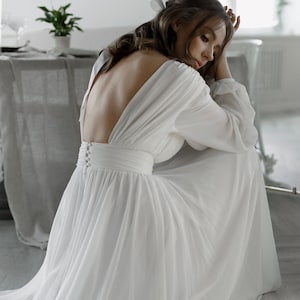 Concise Wedding Dress. Church Wedding Dress. Elegant Bridal Gown ...