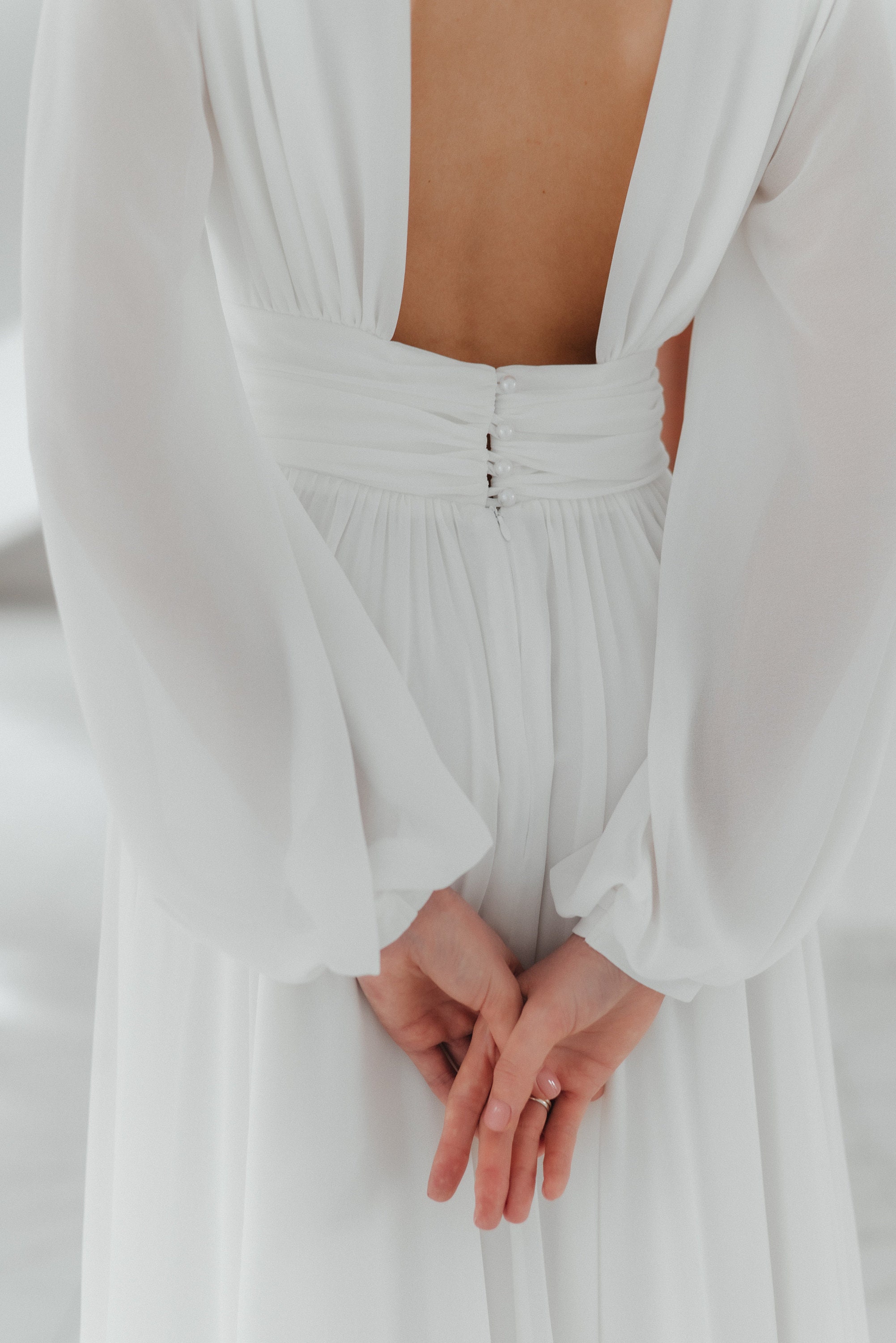 Concise Wedding Dress. Church Wedding Dress. Elegant Bridal - Etsy