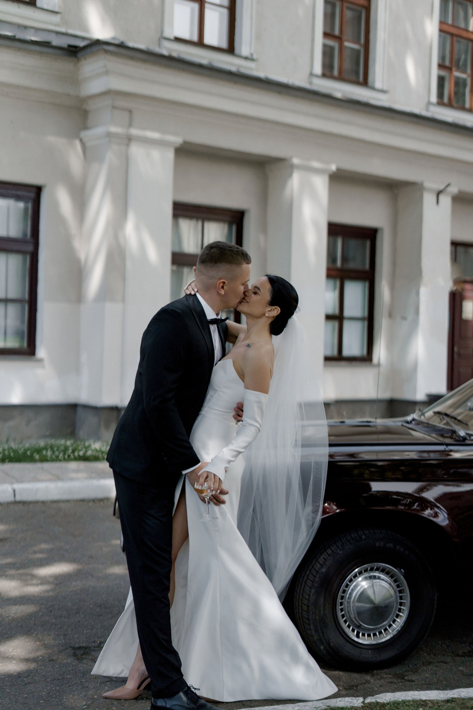 Open Top Wedding Dress. Corset Dress for Wedding. Satin Bridal Dress ...