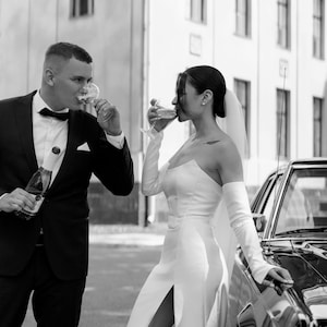 Open Top Wedding Dress. Corset Dress for Wedding. Satin Bridal Dress ...