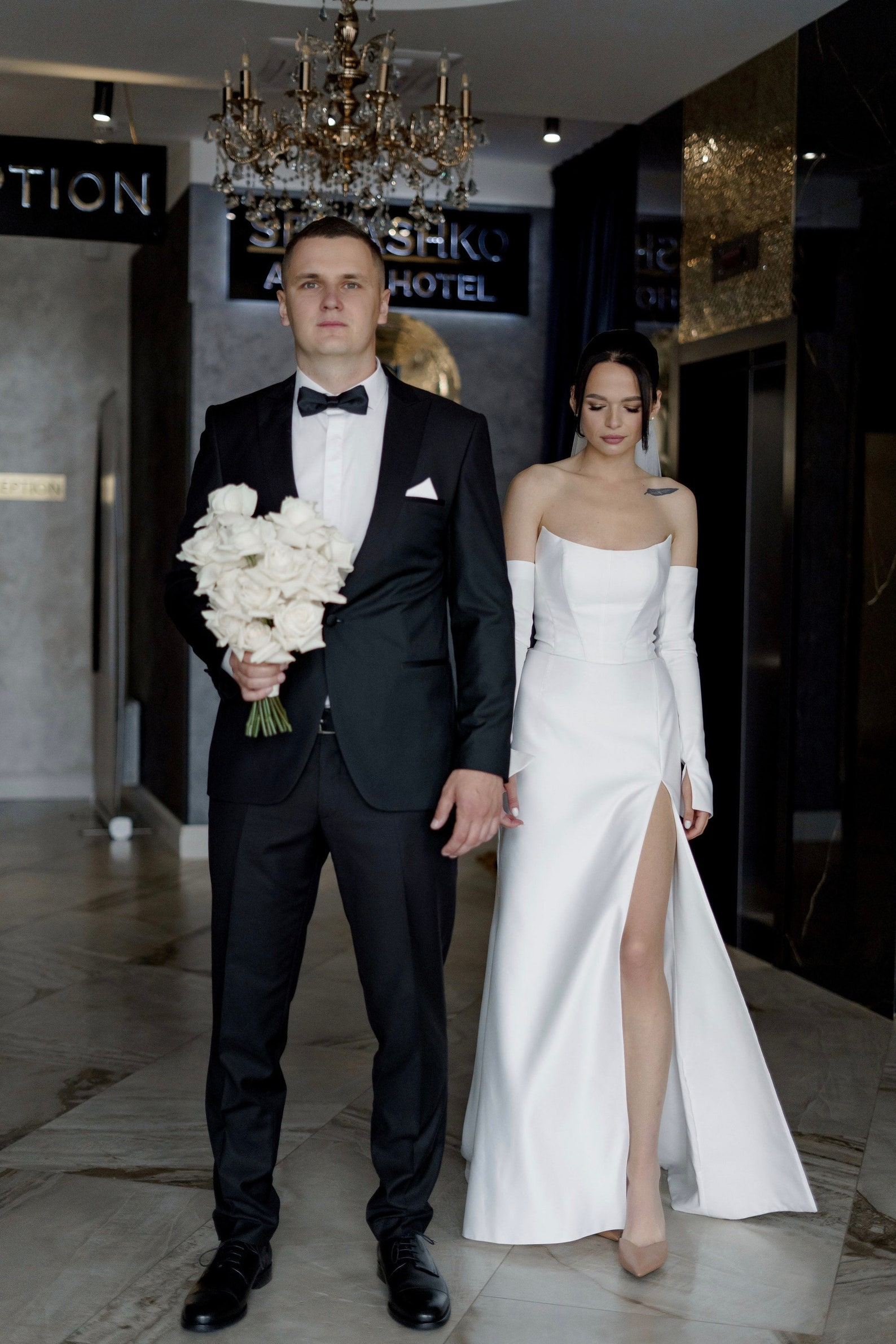 Open Top Wedding Dress. Corset Dress for Wedding. Satin Bridal Dress ...