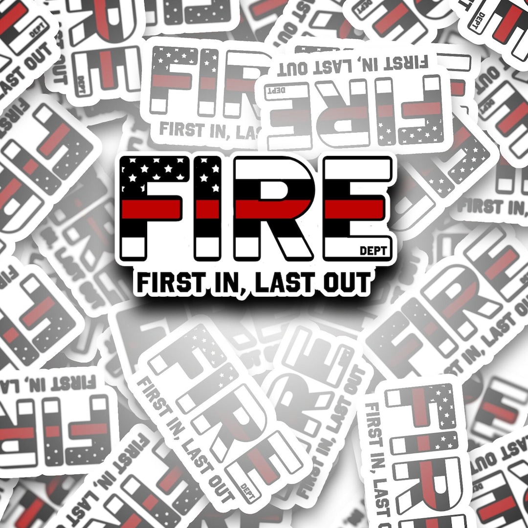Firefighter Sticker |fireman Sticker| Firefighter Decal | Vinyl | Vinyl ...