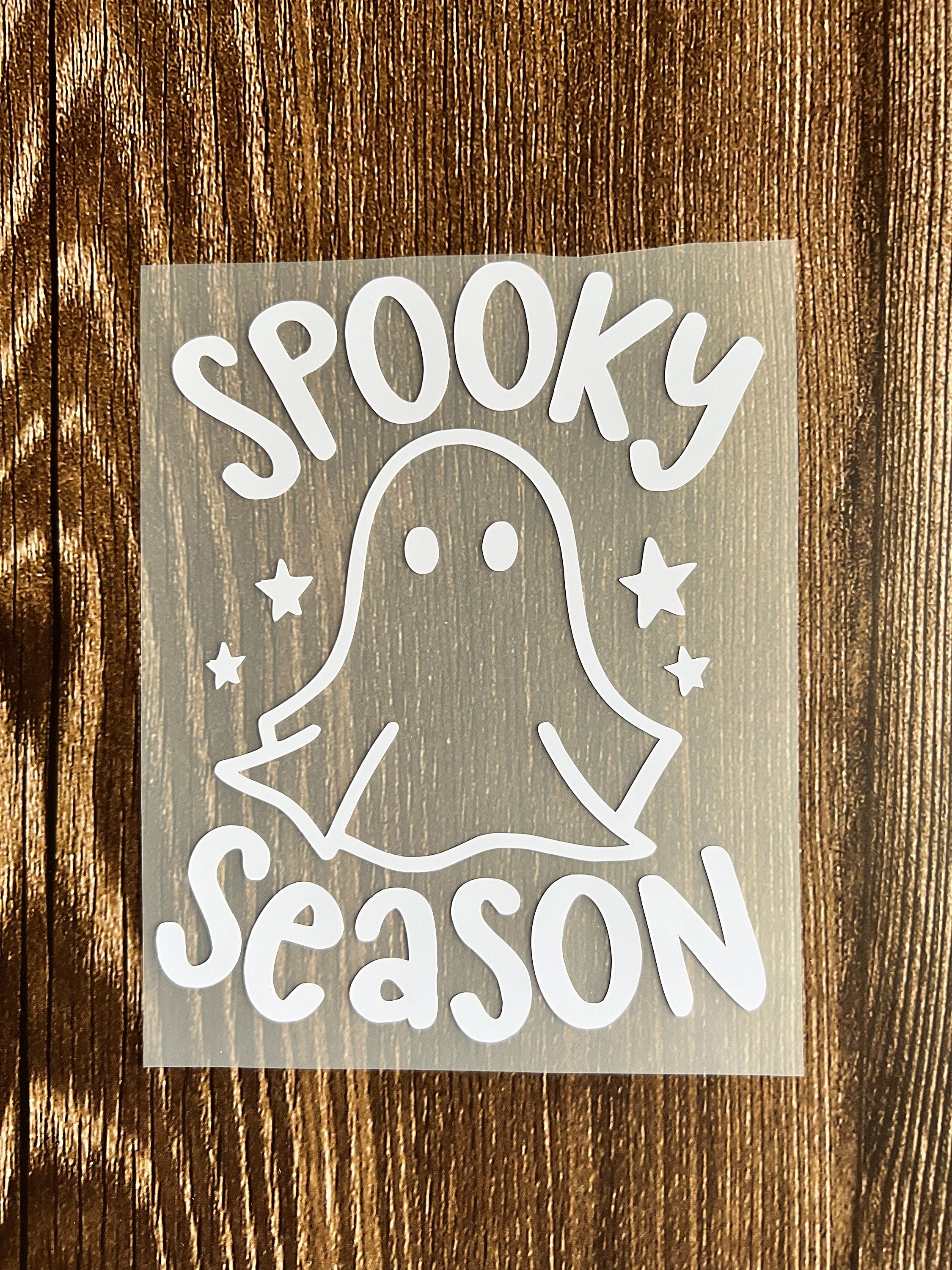 Ghost Decal | Ghost Vinyl | Spooky Decal | Halloween Decal | Halloween ...