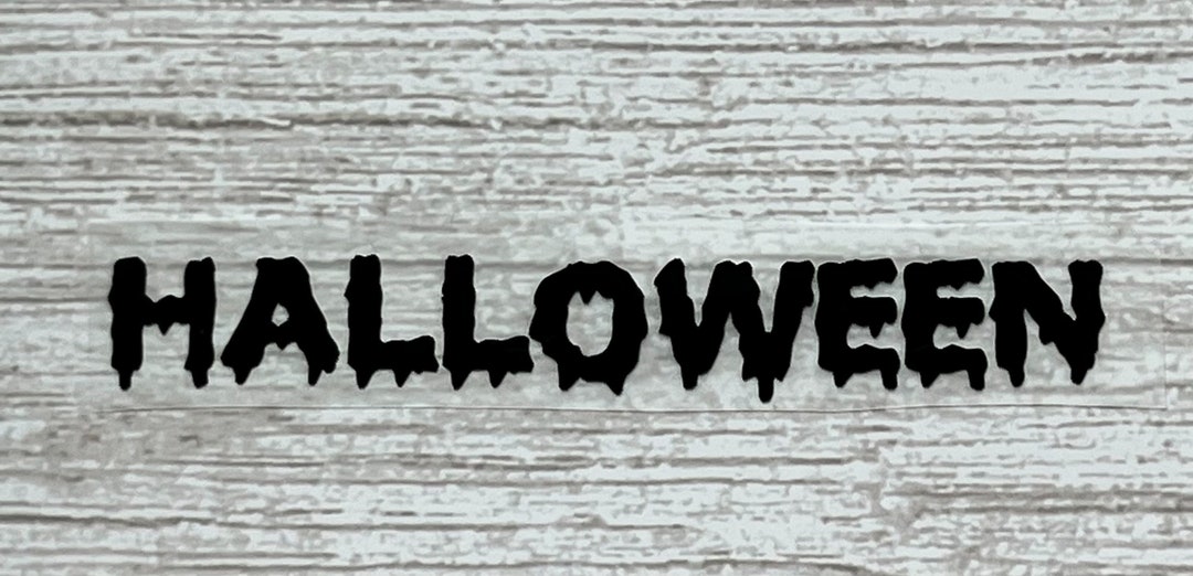 Halloween Decal Halloween Vinyl Spooky Decal Halloween Sticker ...