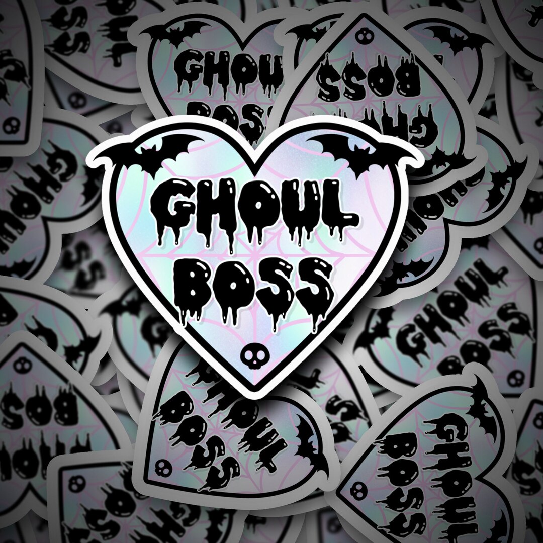 Ghoul Boss Heart Sticker | Ghoul Boss Sticker | Heart Sticker | Ghoul ...