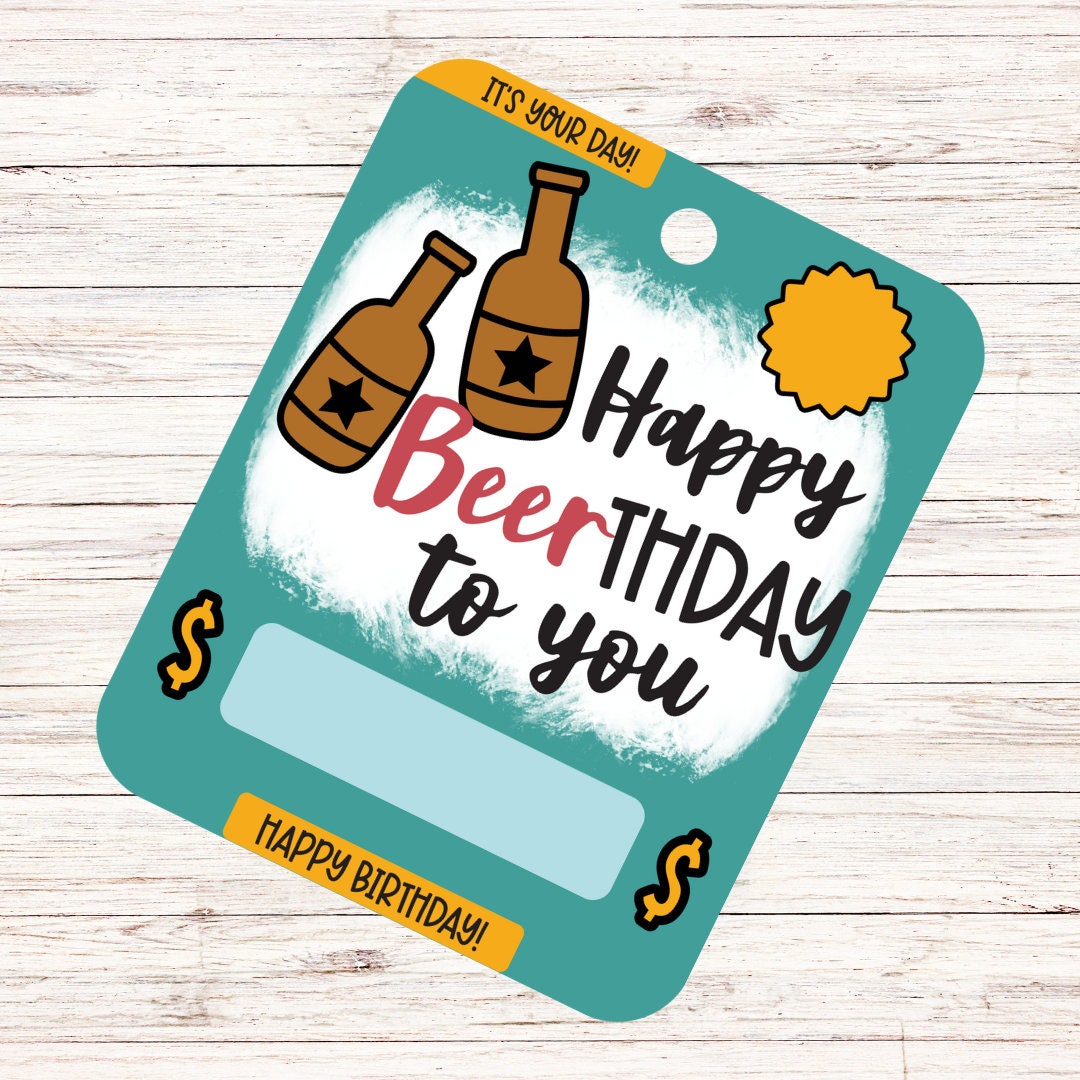 Happy Birthday Money Holder, Birthday Money Card, Happy Birthday, Gift ...
