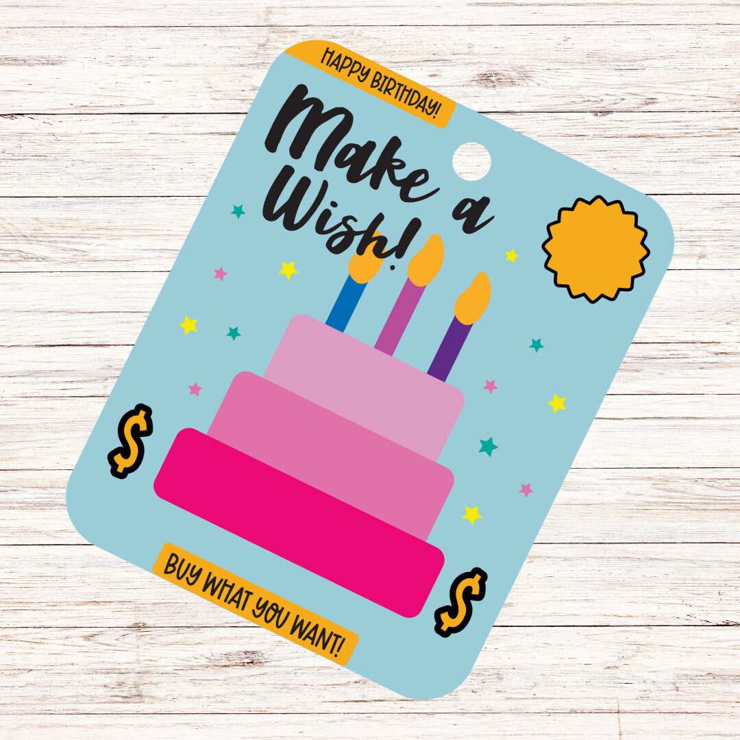 Happy Birthday Money Holder, Birthday Money Card, Happy Birthday, Gift ...