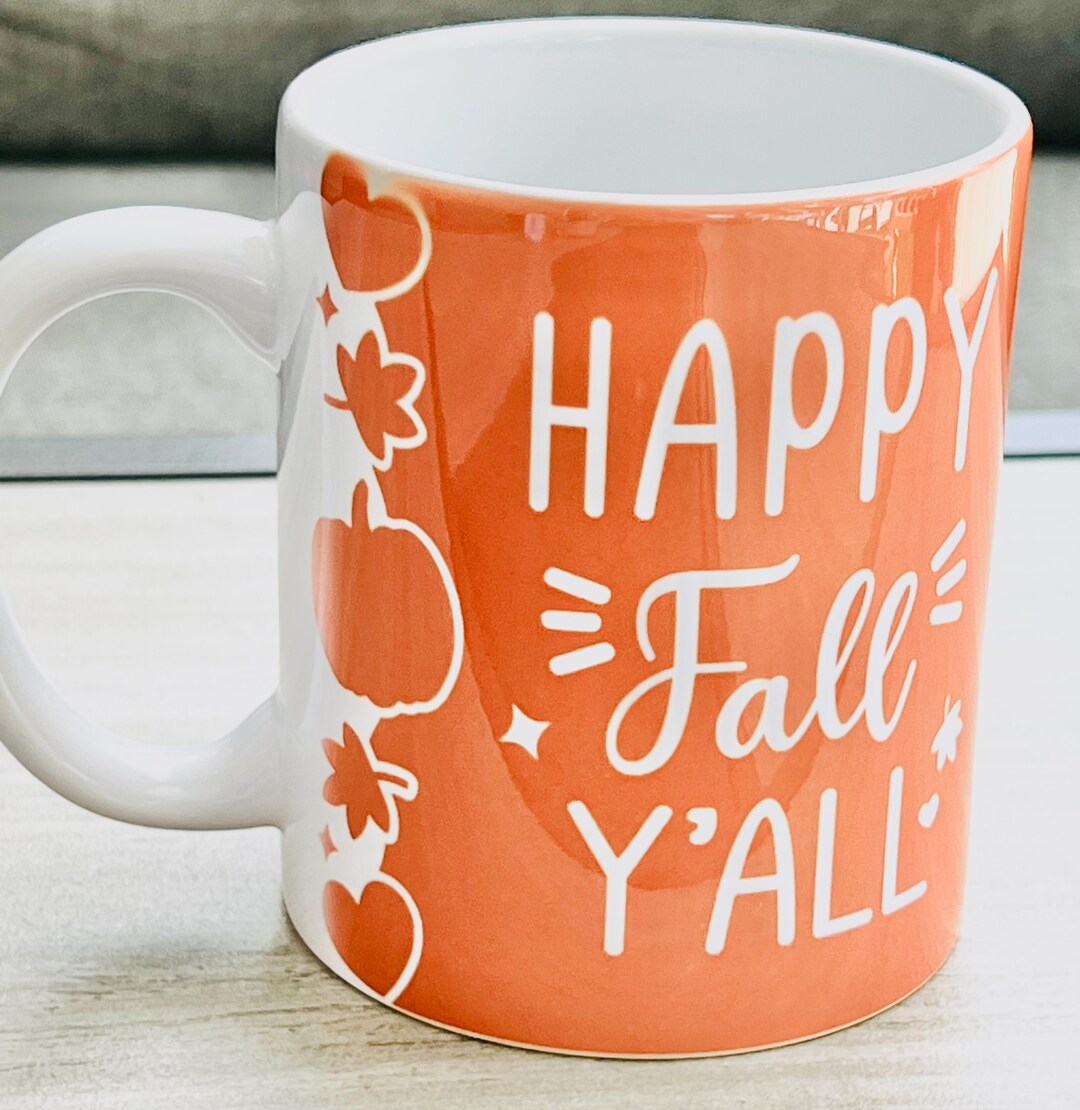 Fall Mug Happy Fall Yall Mug Happy Fall Yall Fall Truck - Etsy