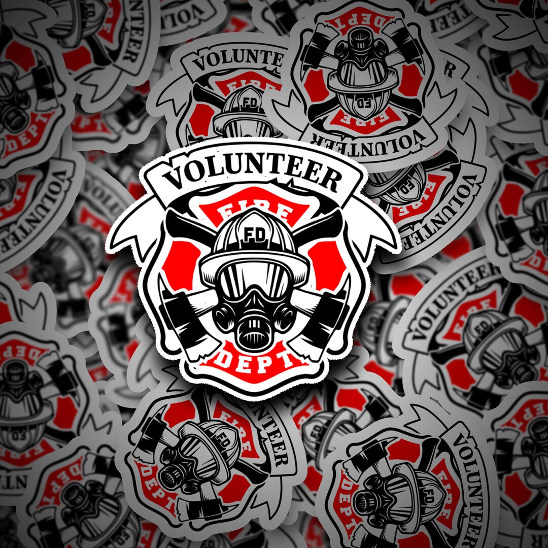 Firefighter Sticker fireman Sticker Firefighter Decal Vinyl Vinyl Decal ...