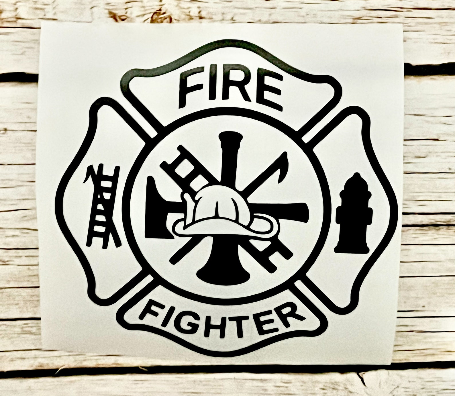 Firefighter Decal Firefighter Vinyl fireman Decal fireman Vinyl ...