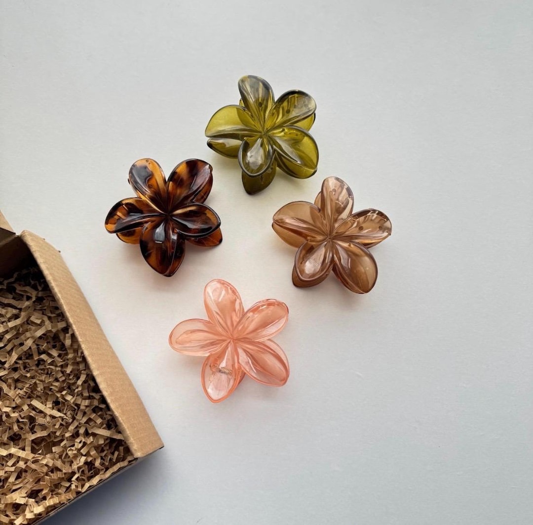 Summer Claw Clips| Flower Claw Clips| Vacation Claw Clip Set - Etsy UK
