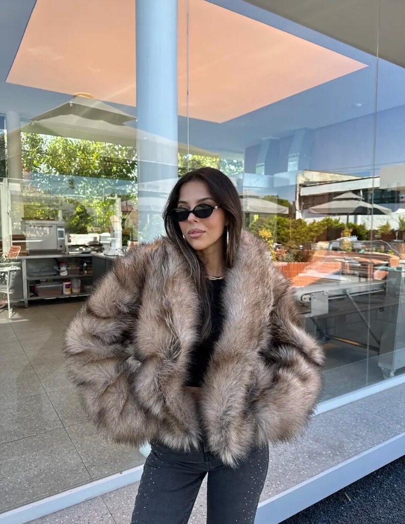 Fur Faux,cozy Luxe Faux Fur Coat Soft, Stylish, and Winter Outerwear ...