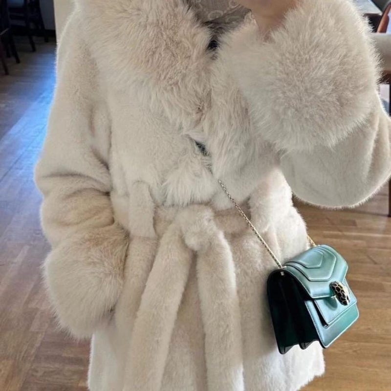 Gray Faux Fur Swing Coat - Etsy