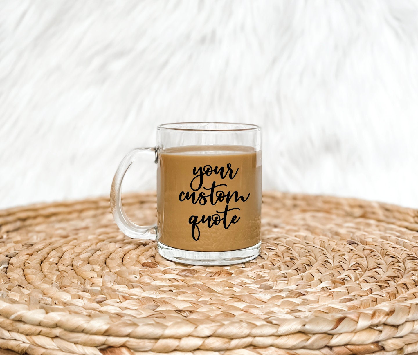Custom Glass Mug Custom Glass Coffee Mug Personalized Coffee - Etsy
