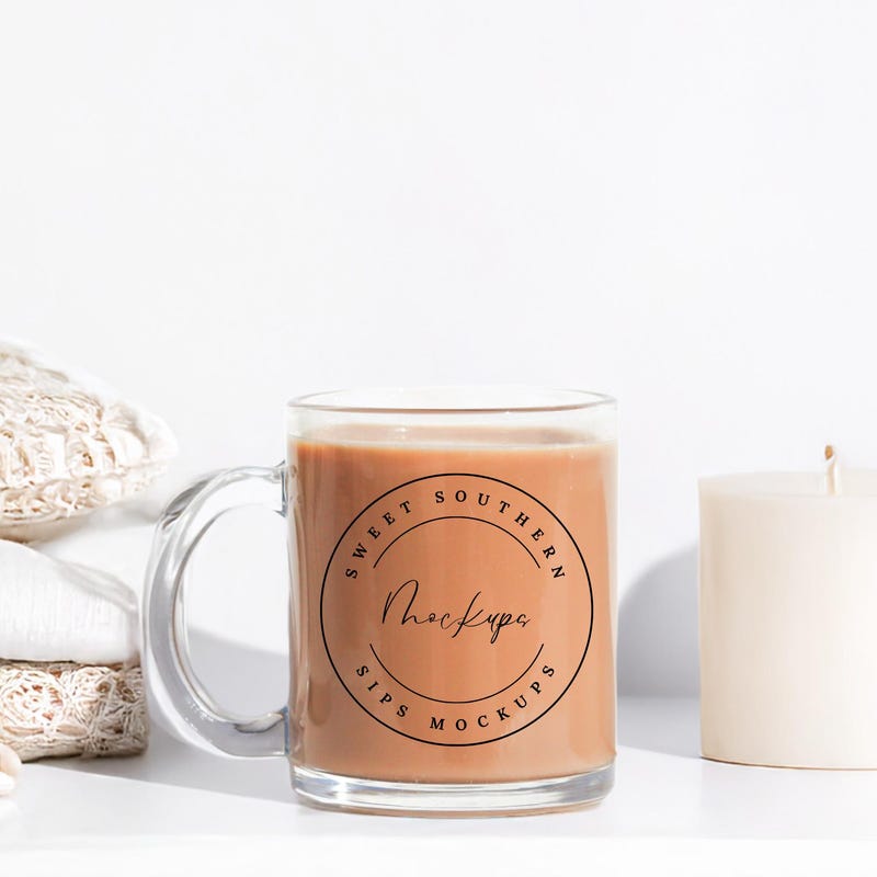 Clear Glass Mug - Etsy
