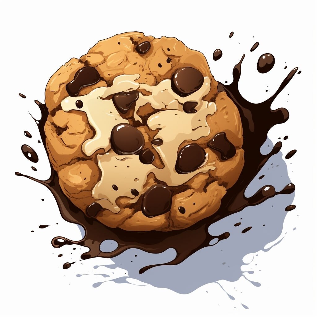 Graffiti Chocolate Chip Cookie Clipart 20 Printable High Quality Jpgs ...