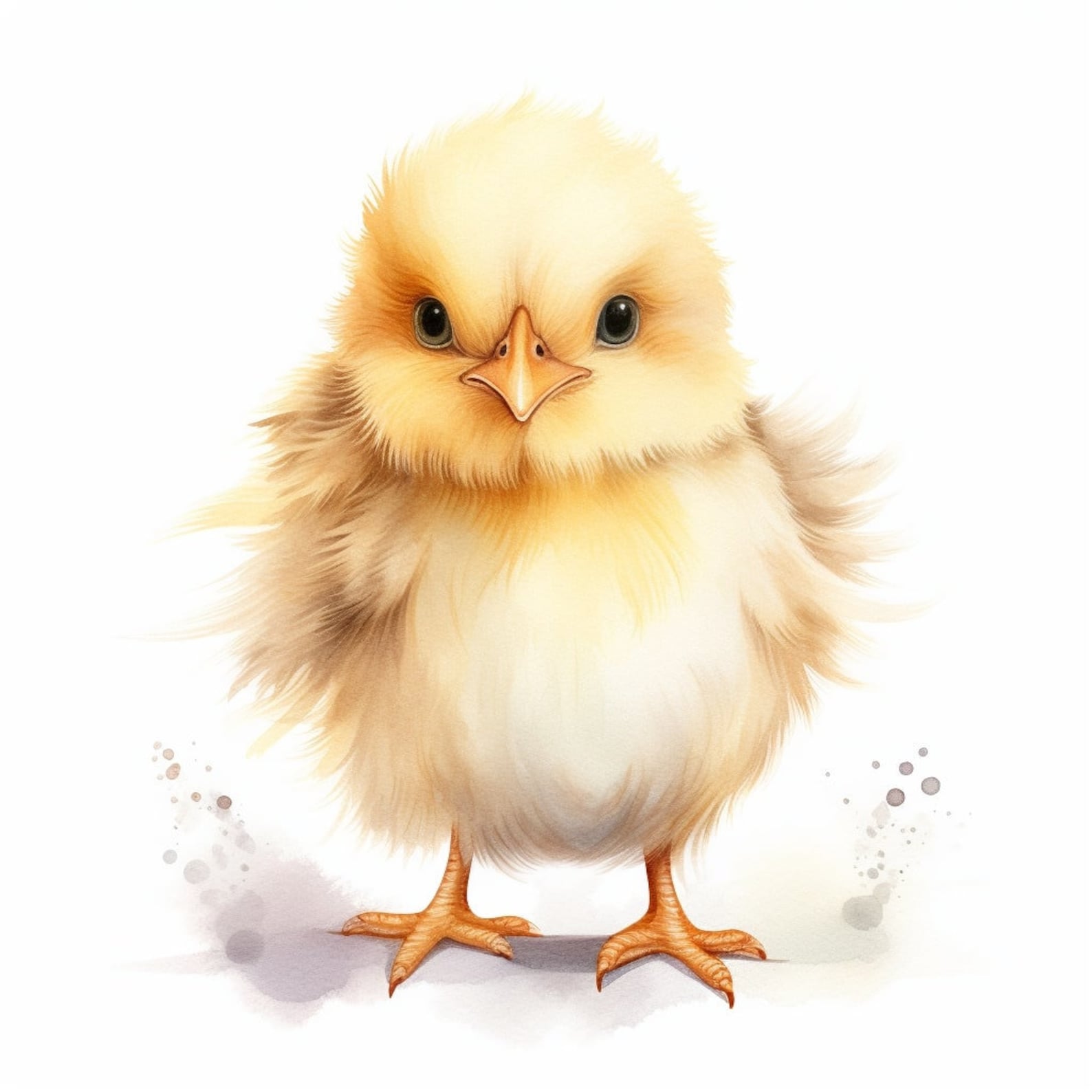 Watercolor Baby Chick Clipart Art Printable 20 High Quality Jpgs ...