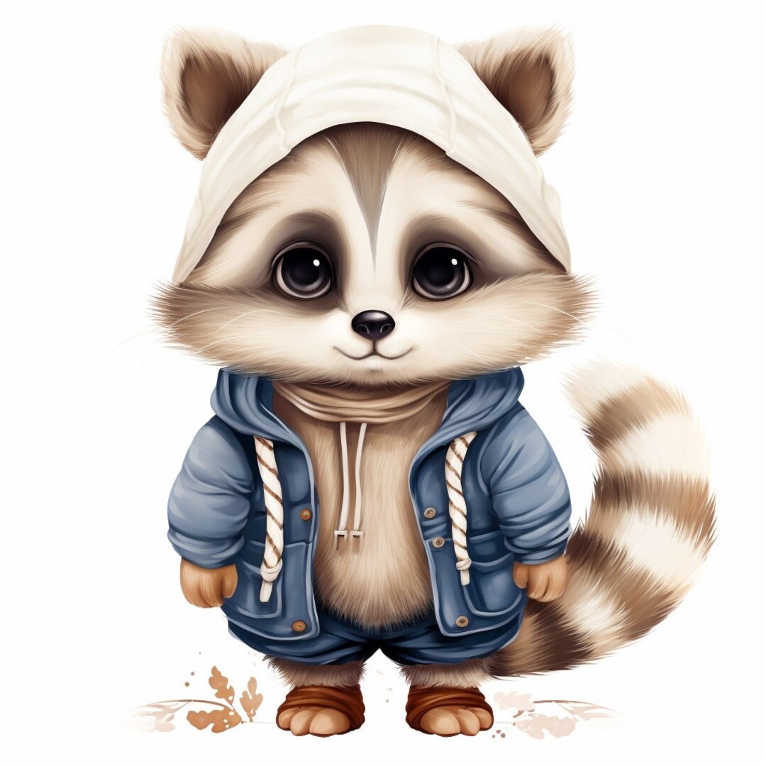 Baby Animal Cute Clothing Outfits Costumes Clipart 20 Printable High ...