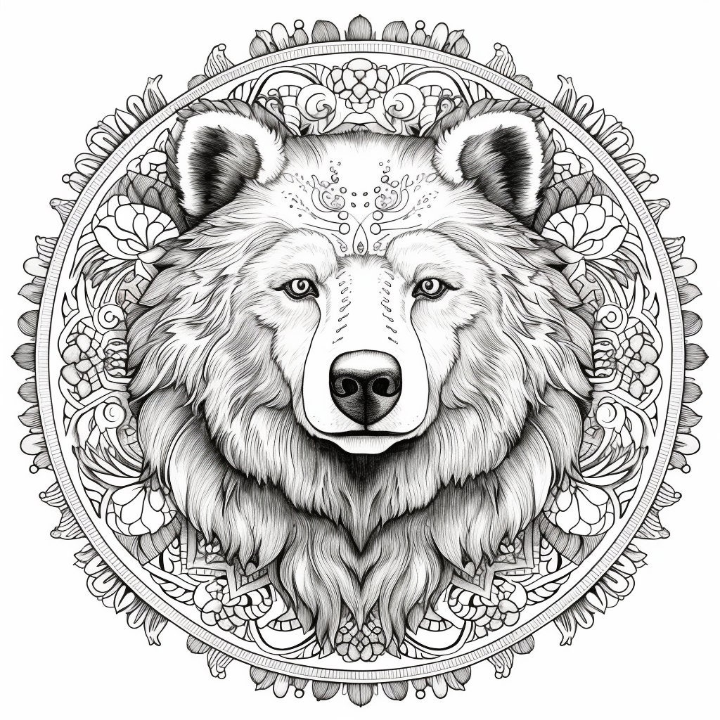 50 Animal Mandala Adult Coloring Pages Digital Download - Etsy