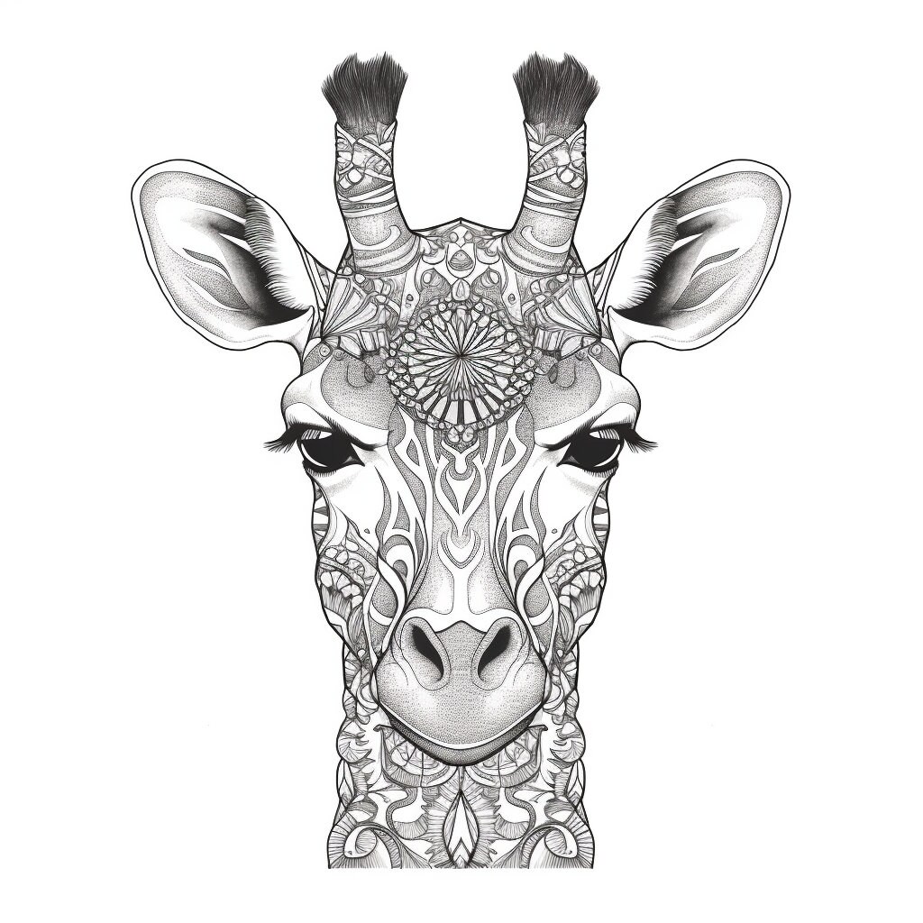 50 Animal Mandala Adult Coloring Pages Digital Download - Etsy