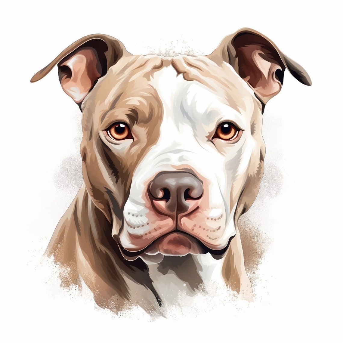 Pitbull Clipart Dog Art Printable 20 Digital Downloads - Etsy