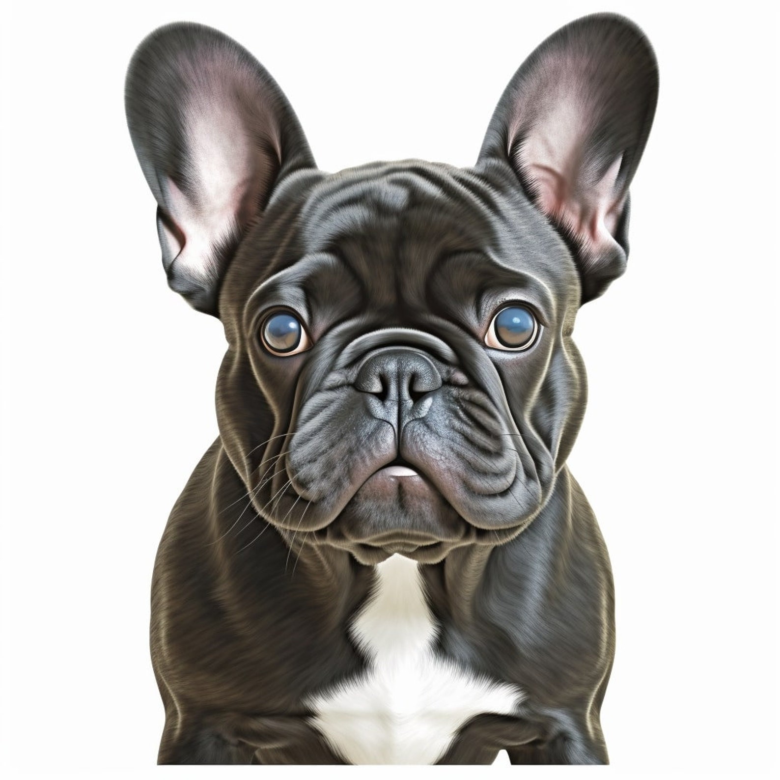 French Bulldog Frenchie Clipart Dog Art Printable 20 Digital - Etsy