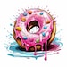 Graffiti Donut Clipart 20 Printable High Quality Jpgs Digital Download ...