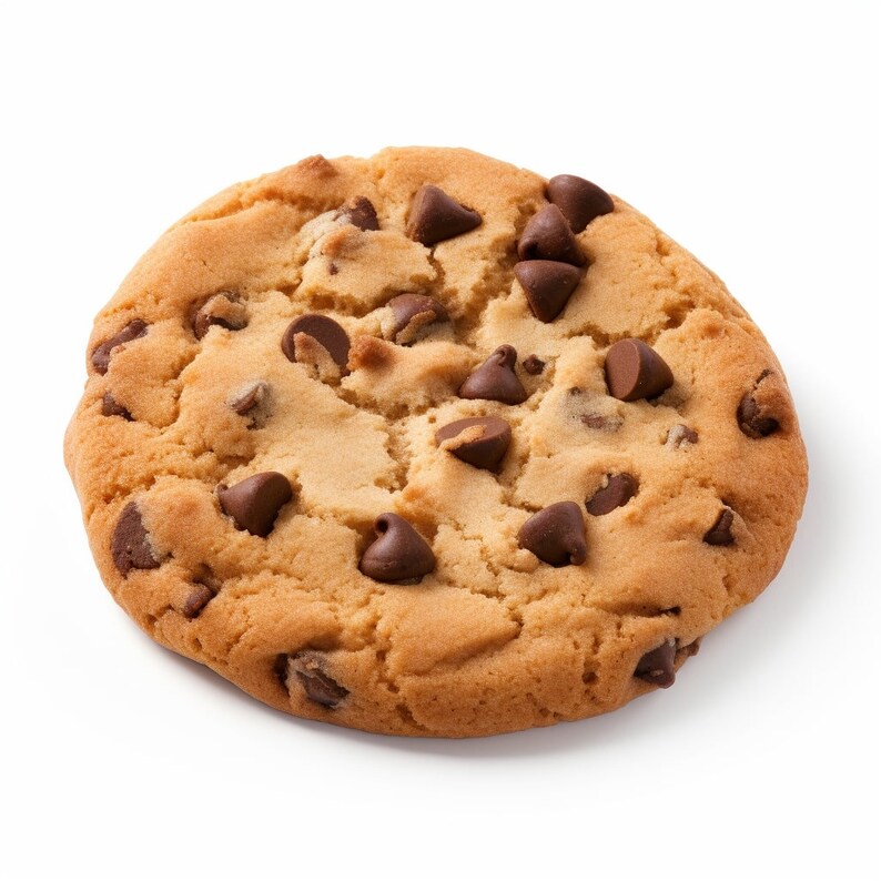 Chocolate Chip Cookie Clipart 20 Printable High Quality Jpgs Digital ...