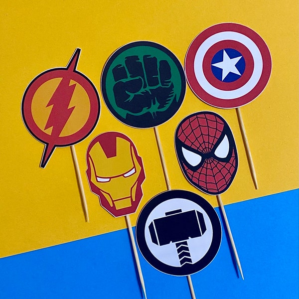 Superhero Cake Topper - Etsy UK