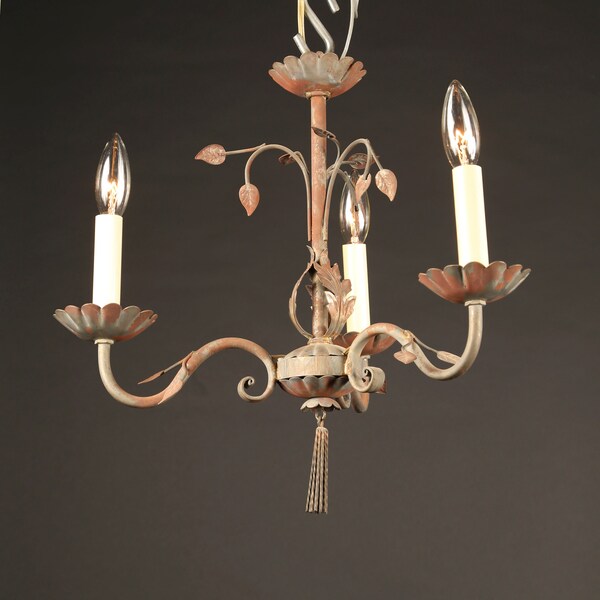 French Tole Chandelier - Etsy