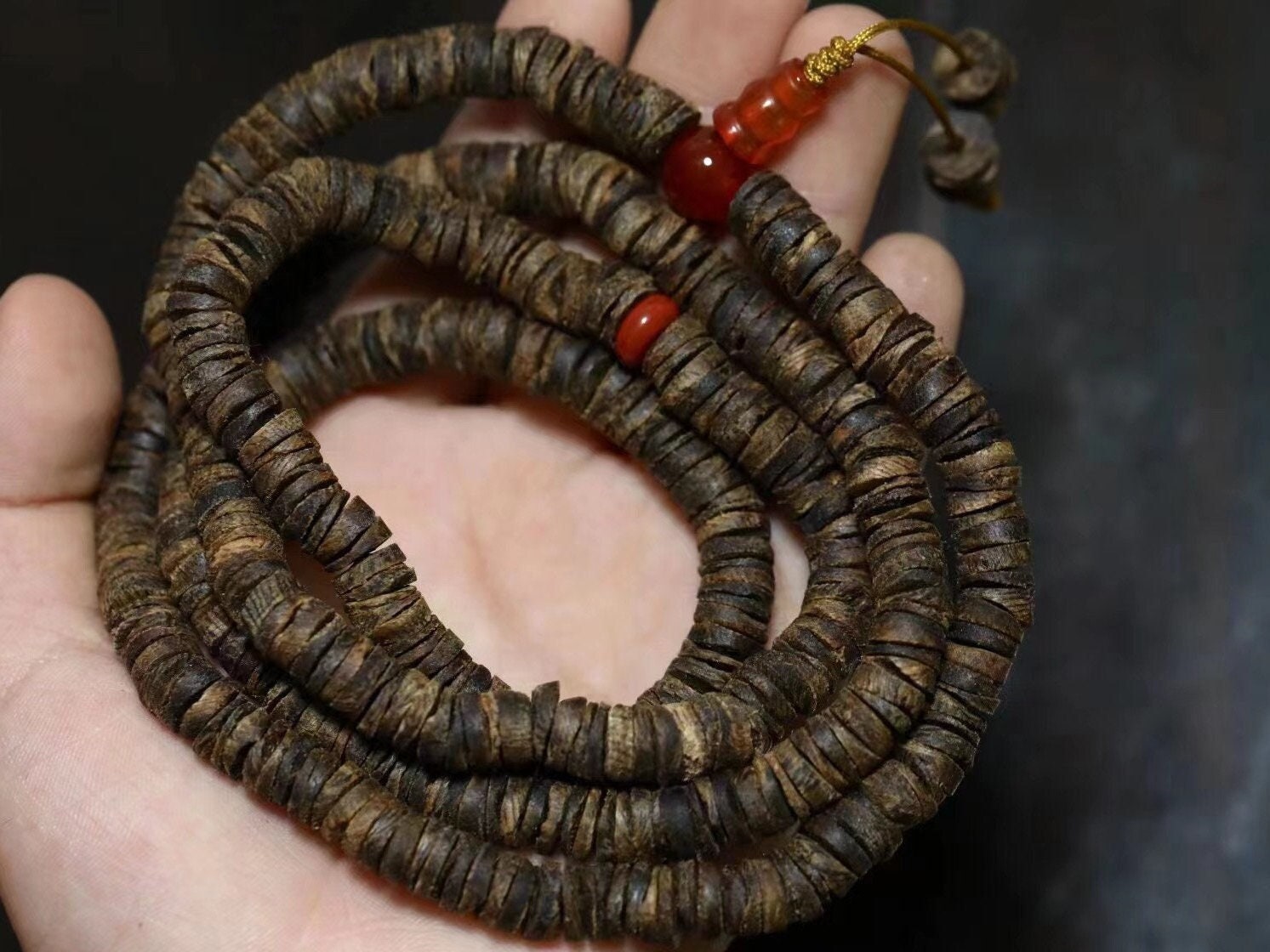 Vietnam Chess Nan Incense Wood Personalized Submerged Mala Beads ...