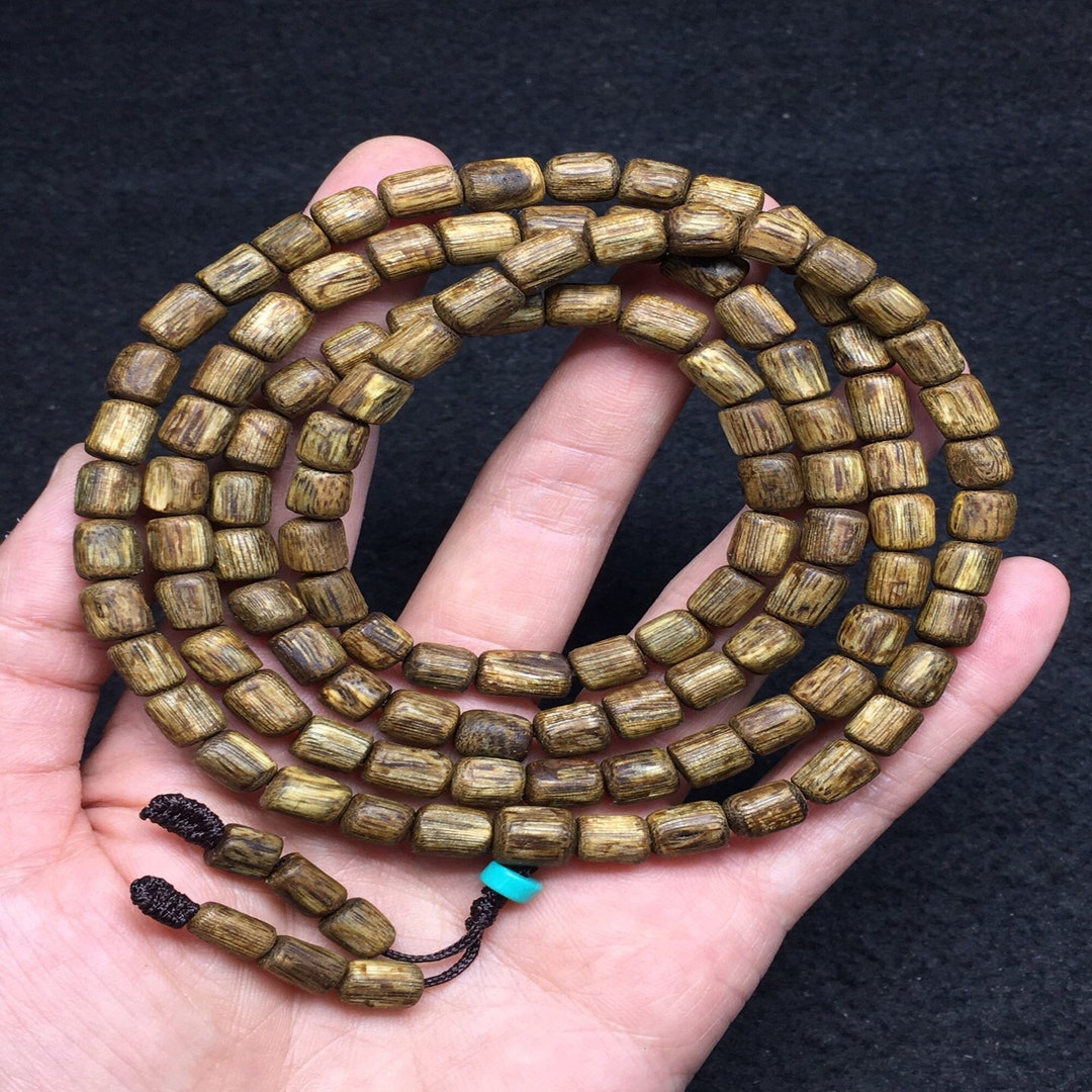Rare 100% Natural White Kynam, Kinam Agarwood Beads From Vietnam, Nha ...
